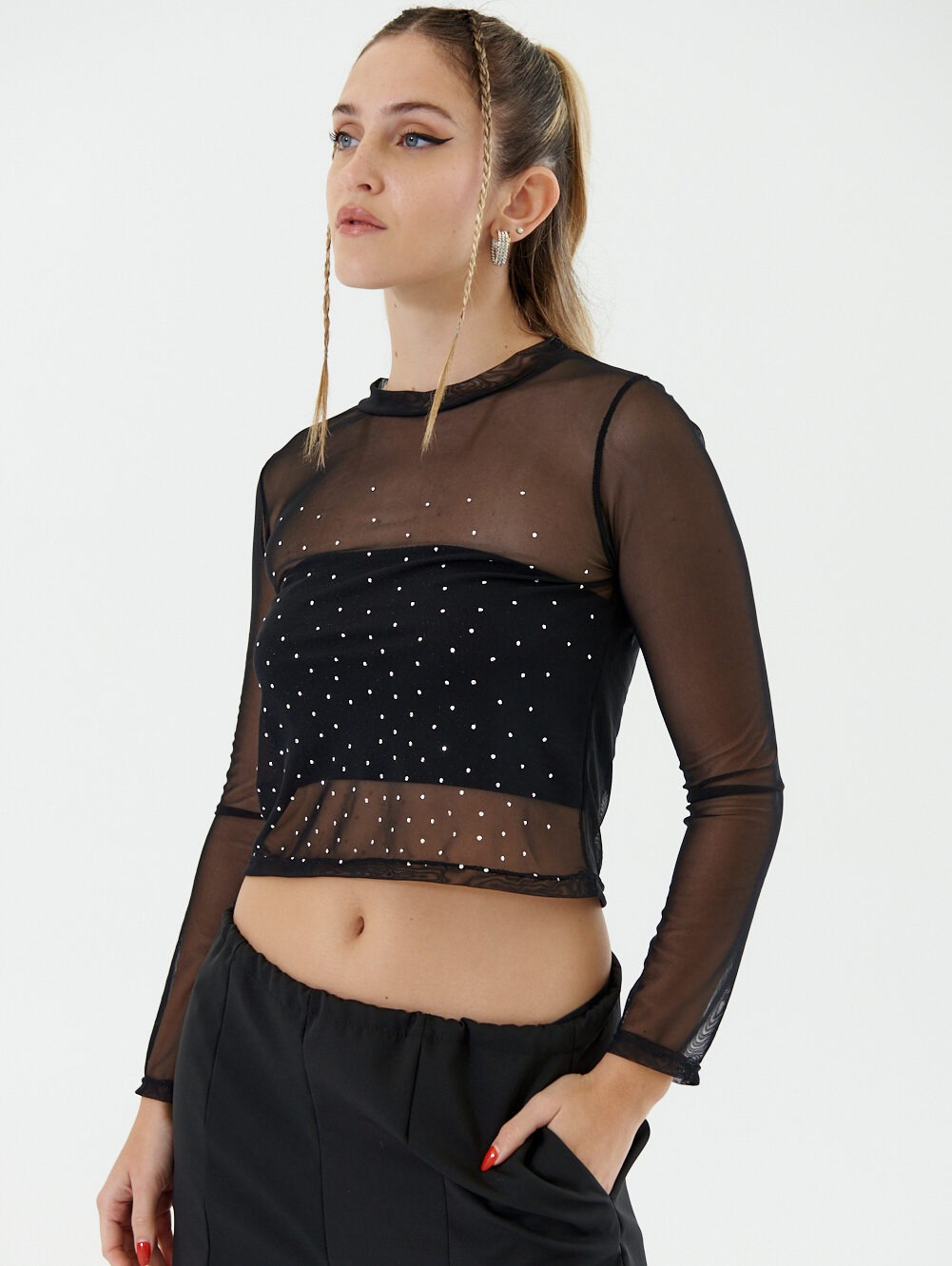 Top Strass M/L (Microtul) – JUNO